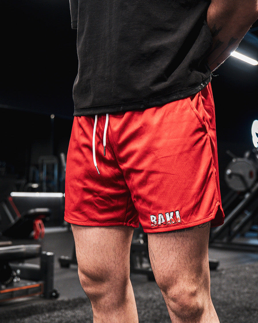 Baki Red Shorts | ANIQI